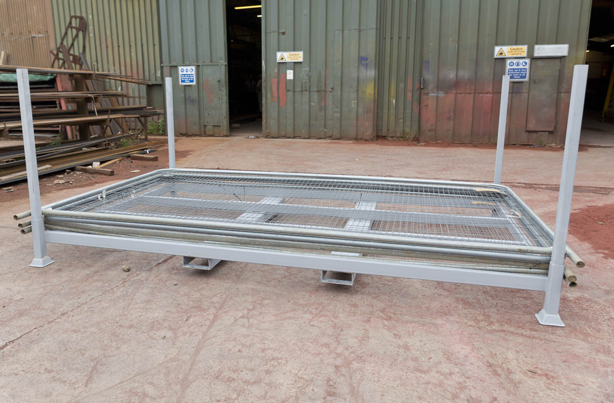 Fence Panel Stillage | Langtons (Northallerton) Ltd - Steel Fabricators