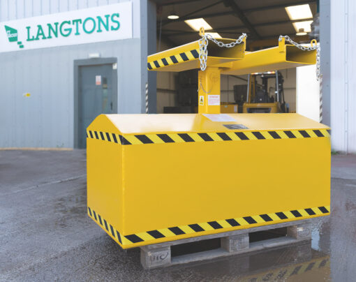Forklift Waste Compactor | Langtons (Northallerton) Ltd - Steel Fabricators